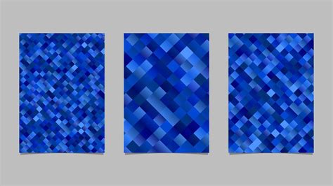 Abstract Diagonal Square Pattern Brochure Template Design Set 46351554 Vector Art At Vecteezy