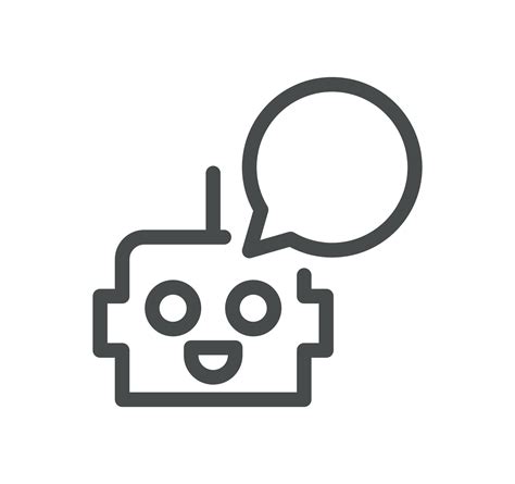 Ai Chat Bot Related Icon Outline And Linear Vector 33951512 Vector Art At Vecteezy