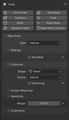 Animation Rigid Body On Animated Mesh Is Not Updating Blender Stack Exchange