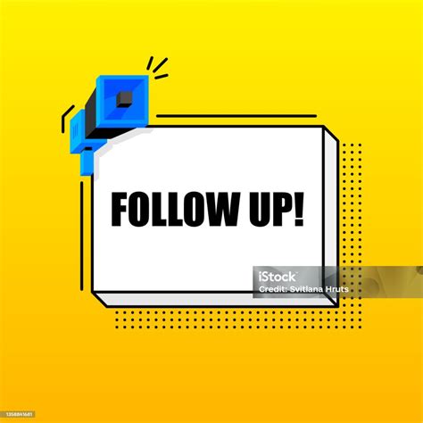 후속 배너 템플릿을 따르십시오 메가폰을 사용한 마케팅 전단지 등분 및 픽셀 스타일 소매 프로모션 및 공지를 위한 템플릿입니다