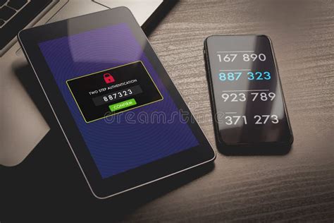 Two Step Authentication 2 Step Verification Sms Code Password Concept