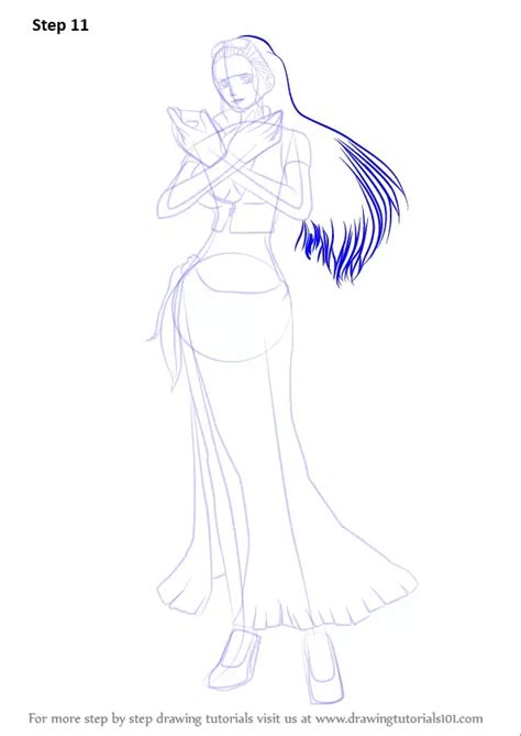 How To Draw Boa Hancock From One Piece Drawingtutorials101 Com Artofit