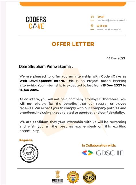 Shubham Vishwakarma On Linkedin Coderscave