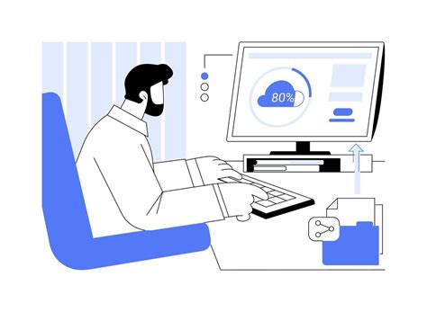 Big Data Cloud Storage Abstract Concept Illustration 47232238 Vector