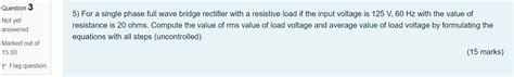 Solved Question Not Yet Answered For A Single Phase Chegg