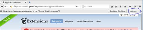 How To Install A Gnome Shell Extension Fedora Magazine
