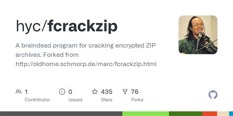 GitHub Hyc Fcrackzip A Braindead Program For Cracking Encrypted ZIP Archives Forked From