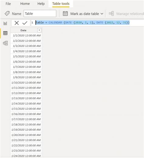 How To Create A Date Table In Microsoft Power BI TechRepublic