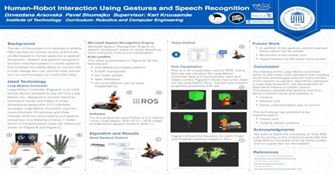 pdf human robot interaction using gestures and speech recognition