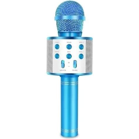 Wireless Karaoke Microphone With Bluetooth Speaker Blue Konga Online Shopping