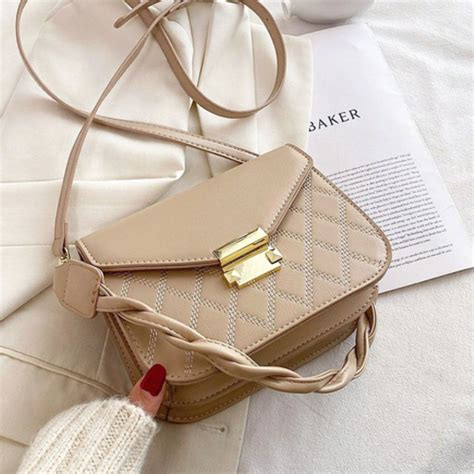 여성 미니 크로스백 신상 고급 핸드백 숄더백 베이지 학생 쇼퍼백 V0n 마니템