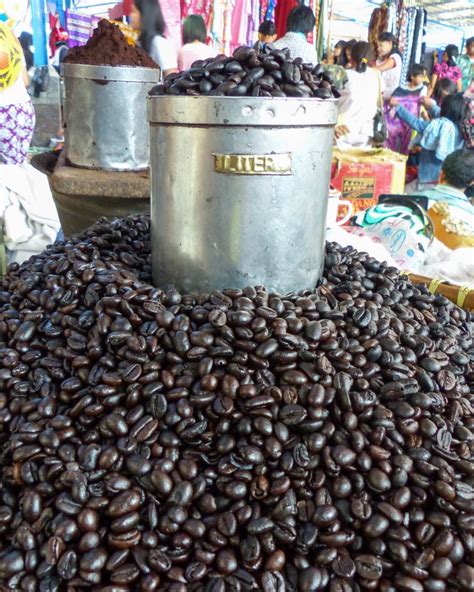 Tana Toraja Coffee Beans At Market In Rantepao Travel Badger