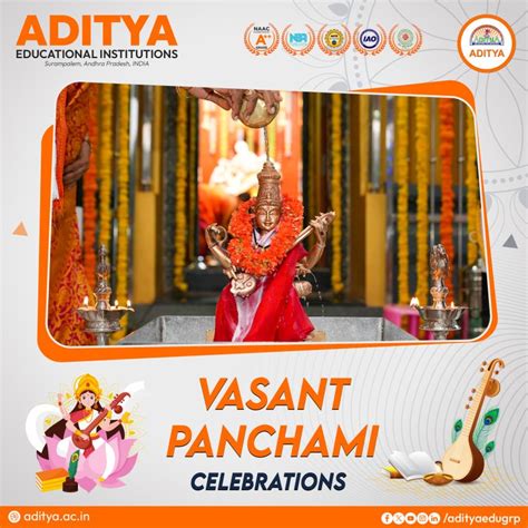 Aditya Educational Institutions On Linkedin Aditya Vasantpanchami Saraswati