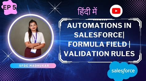 Formula Fields Validation Rules Salesforce Admin Training Full