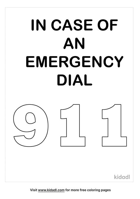 Free Printable 911