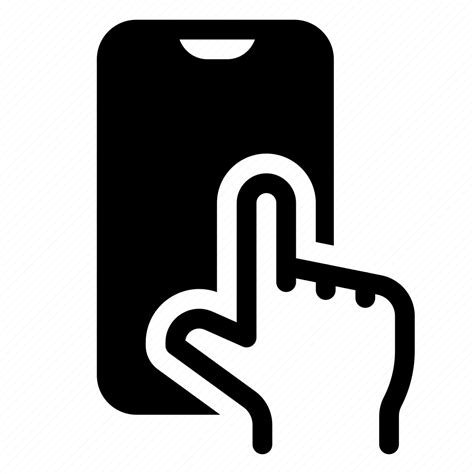 Touch Gesture Mobile Icon Download On Iconfinder