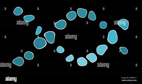 Image Of Clock Moving Over Dna Strand On Black Background Global Science And Digital Interface