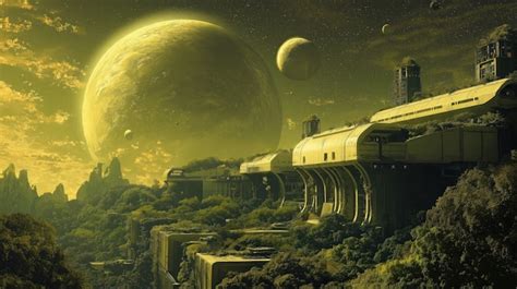Free Photo Exploration Settlements In Different Planets