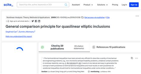 General Comparison Principle For Quasilinear Elliptic Inclusions