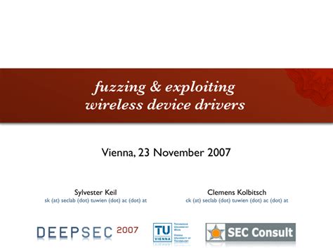 fuzzing and exploiting wireless device drivers