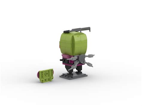 Lego Moc Invader Zim By Iamopteah Rebrickable Build With Lego