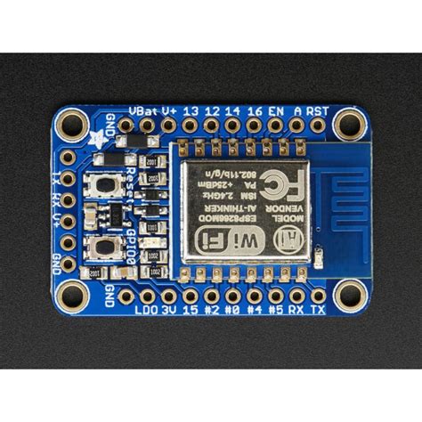 Adafruit Huzzah Esp8266 Breakout Boutique Semageek