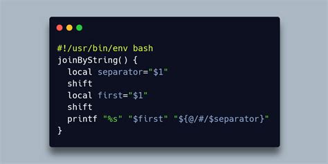 how to join array elements in a bash script dev community