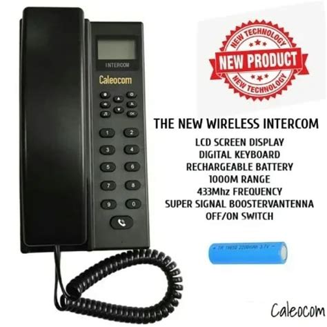Wireless Intercom With Display Lcd 2 Set Konga Online Shopping