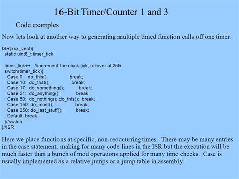 16 bit timer counter 1 and 3 counter timer 1 3 tcnt1 tcnt3 are