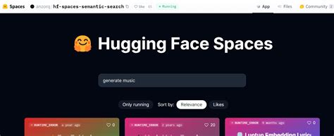huggingface spaces semantic search ai marketplace