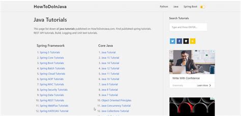 أفضل 6 مواقع لتعلم لغة الجافا Java من الصفر مجانًا
