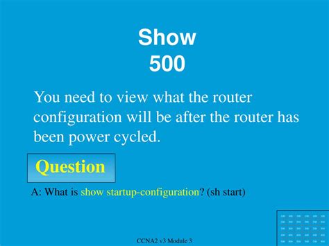 Ccna 2 Jeopardy Module Ppt Download
