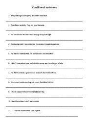 Conditional Sentences Type ESL Worksheet By Ana Proenca