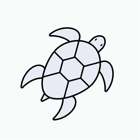 Premium Vector Turtle Icon In Line Art Style Tortoise Symbol Vector