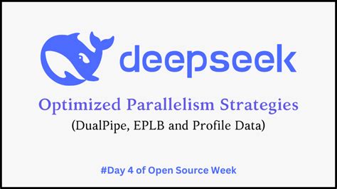 deepseek open source week day 4 optimized parallelism strategies with