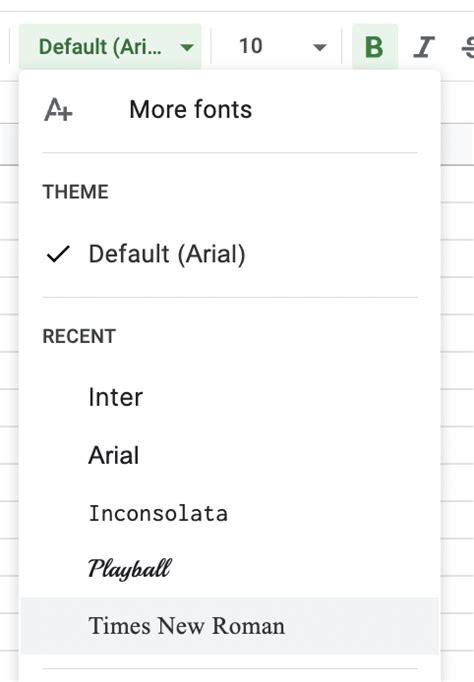 How To Change Font In Google Sheets Sheets For Marketers