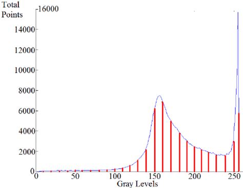 Example Of Histogram Divided Into 26 Classes 25 Containing 10 Levels