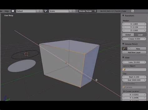 Tutorial Blender 3d 25 Corso Di Base 10 Editing Edit Mode