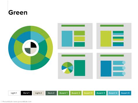 PowerPoint 2013 Color Theme 6 Green Color Themes Powerpoint 2010 Powerpoint Themes