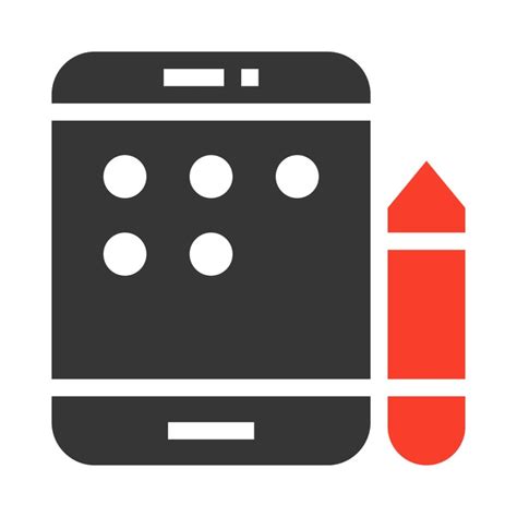 5 Application Software Icons Extruding Smartphone Stock Vectors And