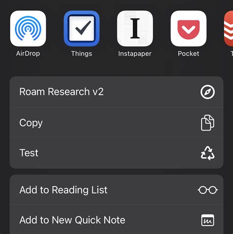 How To Call The Copy Function Present In The Share Menu Rshortcuts
