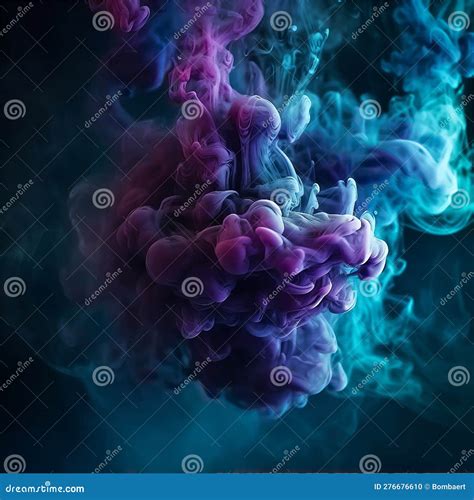 Generative Ai Illustration Of Mist Texture Color Smoke Paint Water Mix Stock Illustration Generative Ai Illustration Of Mist Texture Color Smoke Paint Water Mix Stock Illustration