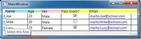 Wpf Datagrid 控件（自定义样式篇）wpf Columnheaderstyle Csdn博客