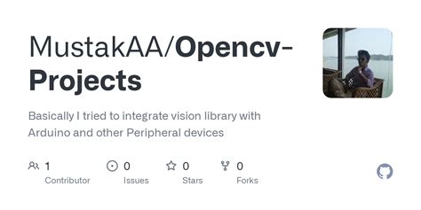 Github Mustakaa Opencv Projects Basically I Tried To Integrate Vision Library With Arduino