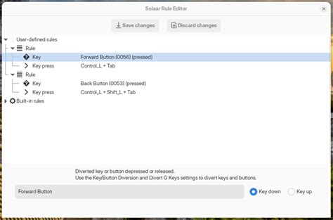 How To Remap The Logitech Lift Mouse Thumb Buttons Suing Solaar Ask Ubuntu