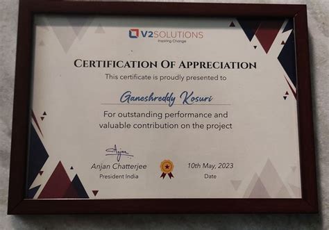 Ganesh Kosuri On Linkedin V2solutions Recognition Hroneproject Awardrecipient Grateful