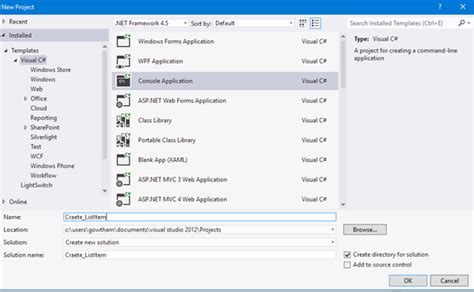 Sharepoint 2013 Create List Item Programmatically Using Csom