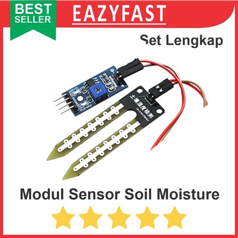 Jual Modul Sensor Kelembapan Kelembaban Tanah Lembab Lembap Soil Jual Modul Sensor Kelembapan Kelembaban Tanah Lembab Lembap Soil