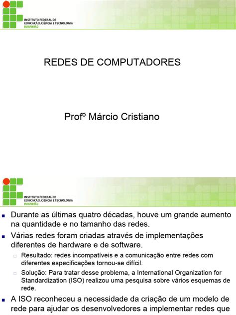 Modelo Osi Pdf Rede De Computadores Modelo Osi