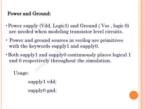 Verilog Hdl Lecture Series 2 Powerpoint Slides Learnpick India
